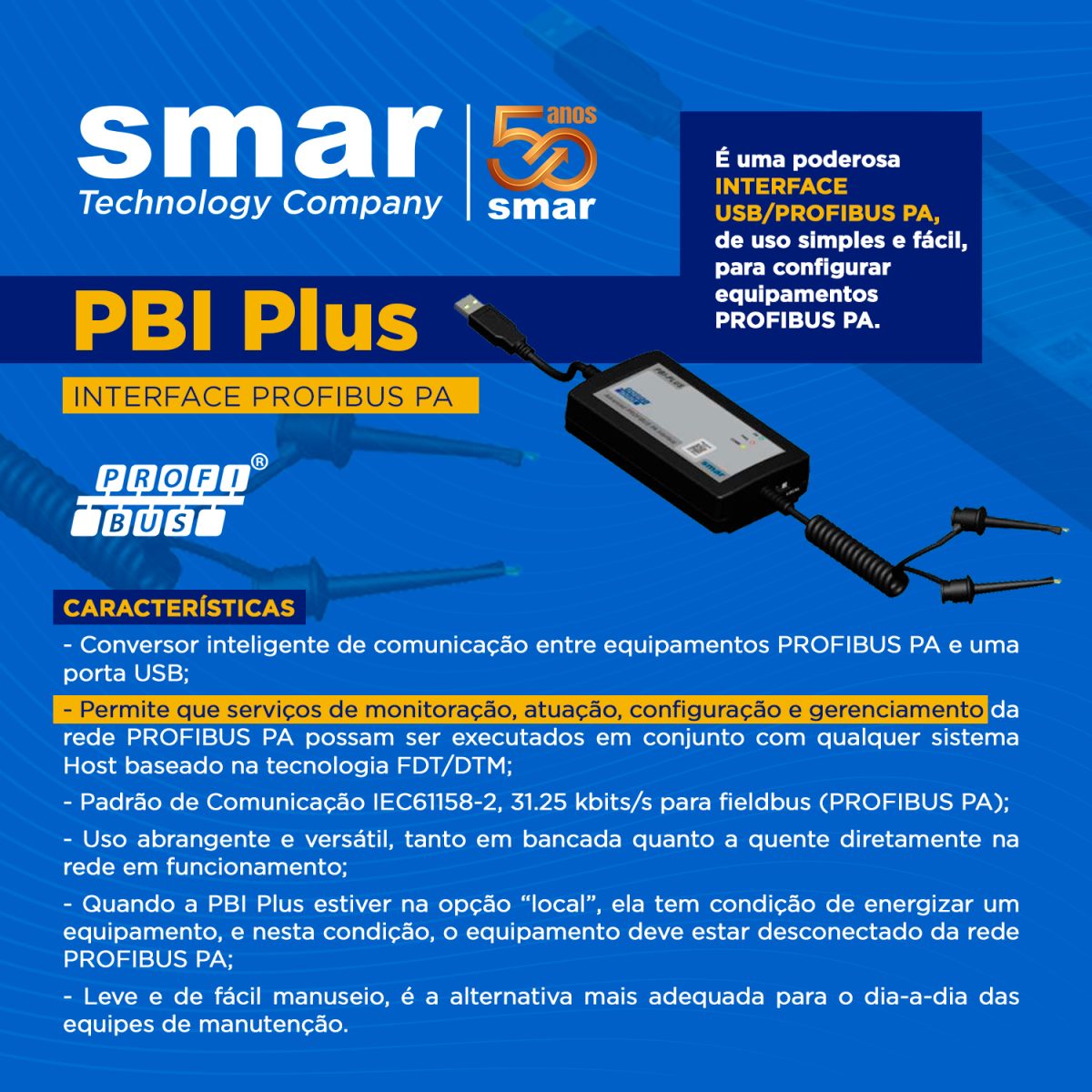 PBI-PLUS – Interface Avançada USB / PROFIBUS PA – PI Brasil ...